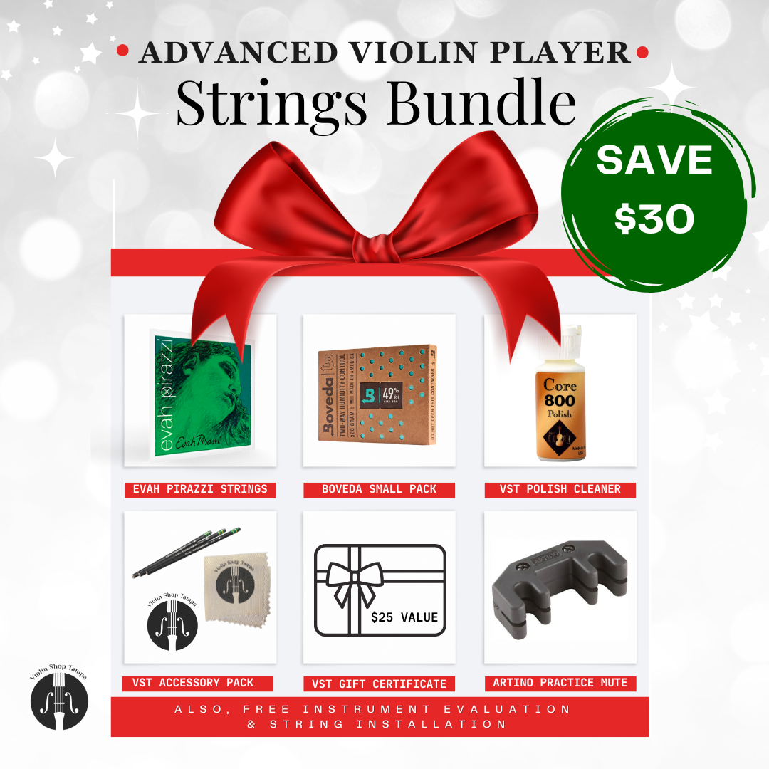 Advanced Violin Strings Instrument Holiday Bundle – violinshoptampa